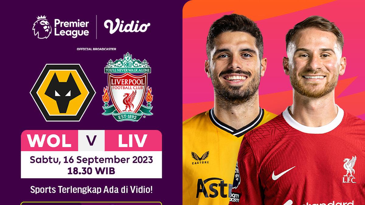 Link Live Streaming Wolves Vs Liverpool di Vidio, 16 September 2023