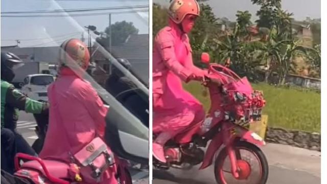 6 Potret Emak-Emak Pakai Motor Anti-Mainstream Ini Bikin Tepuk Jidat - Hot Liputan6.com