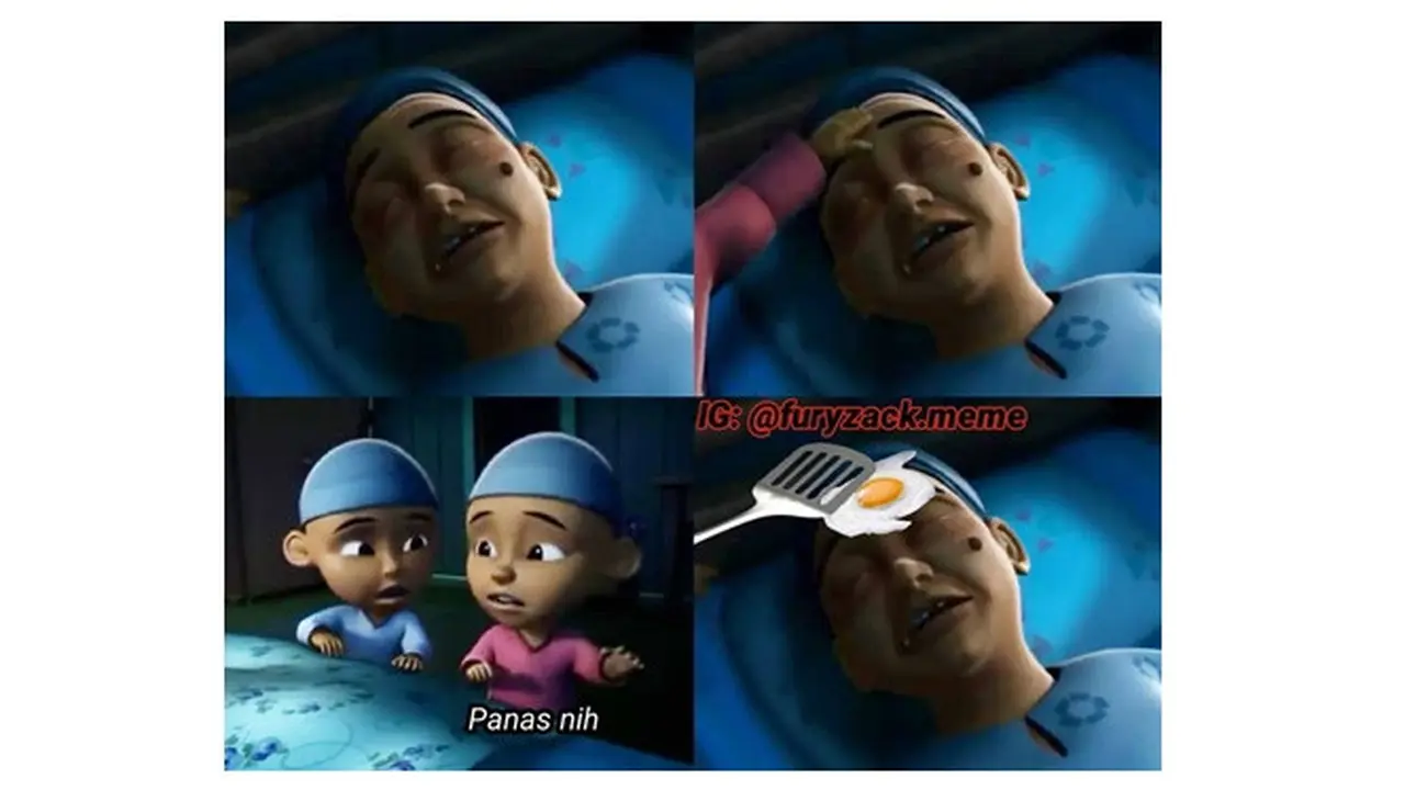 6 Meme Kocak Upin Dan Ipin Bersama Opah Ini Bikin Senyum Kecut Hot