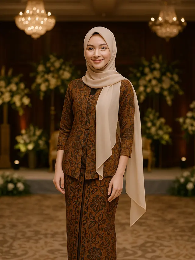 8 Model Kebaya dengan Selendang Bahu untuk Berbagai Acara - Hot ...