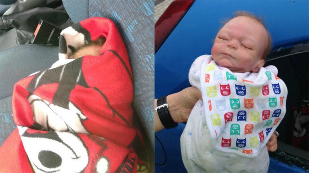 Polisi Selamatkan 'Bayi' Palsu Terkunci di Mobil - Global Liputan6.com