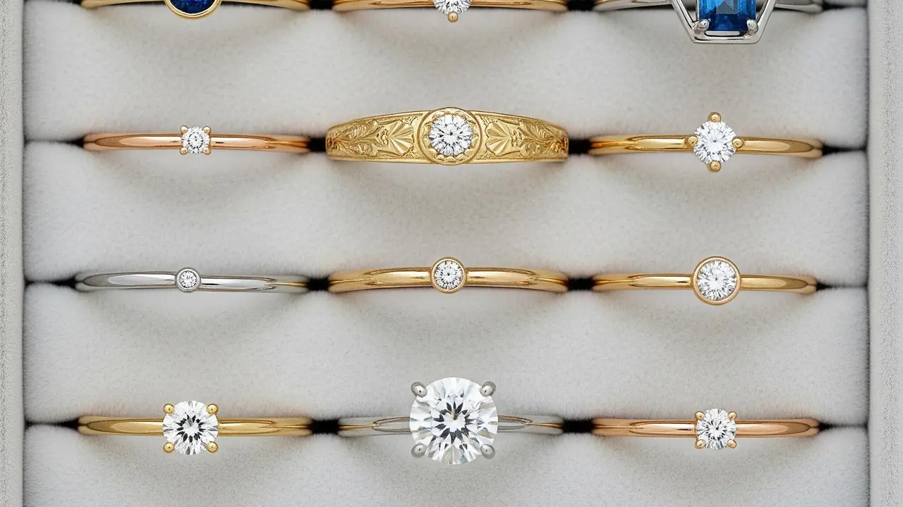 7 Model Cincin Emas Mata Satu Terbaru 2025, Optimalkan Gaya Harianmu