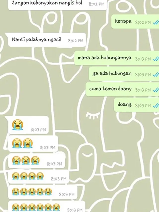 6 Chat Absurd dengan Teman Ini Bikin Senyum Sendiri - Hot Liputan6.com