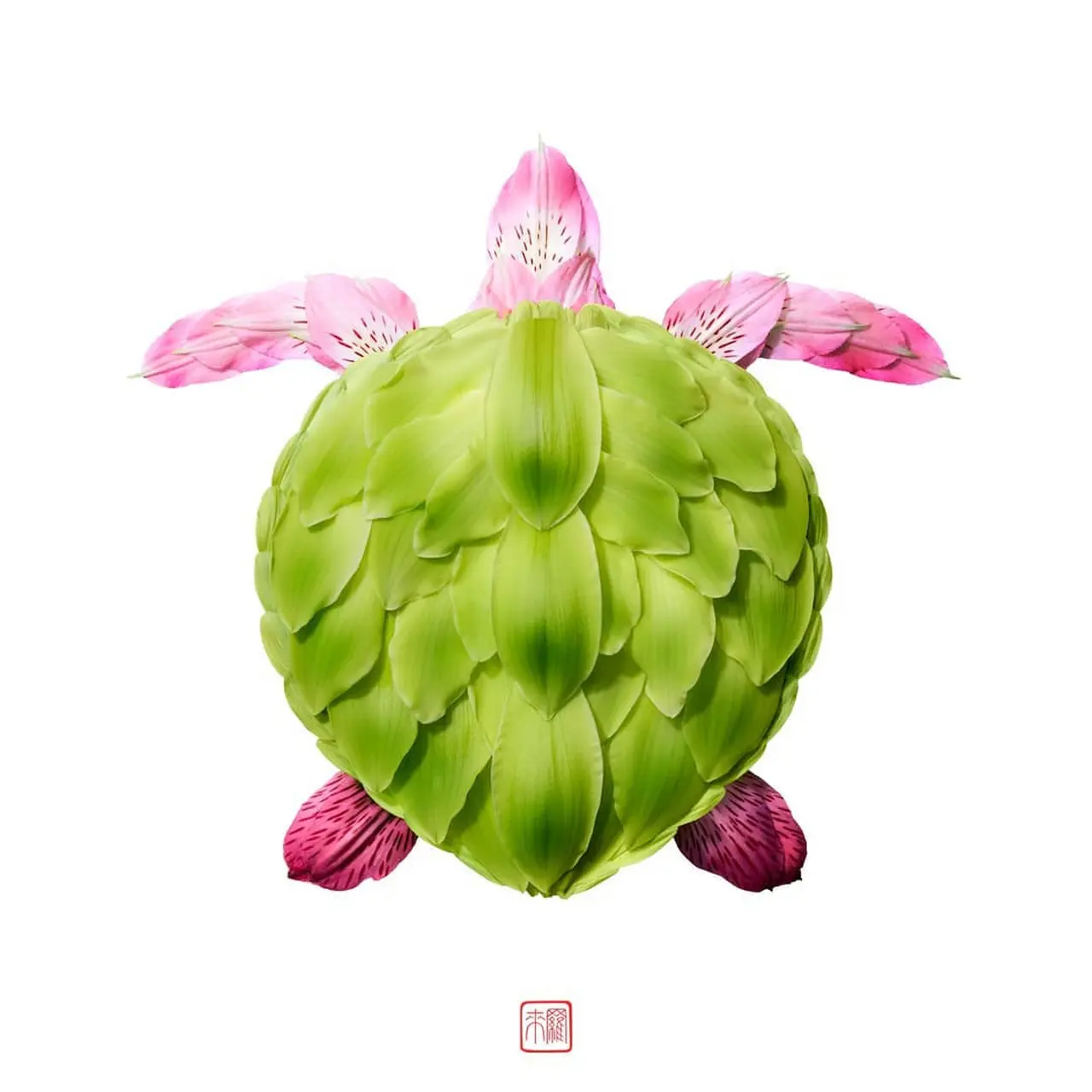 Seniman Ini Rangkai Bunga dan Daun Jadi Bentuk Binatang, 7 Potretnya ...