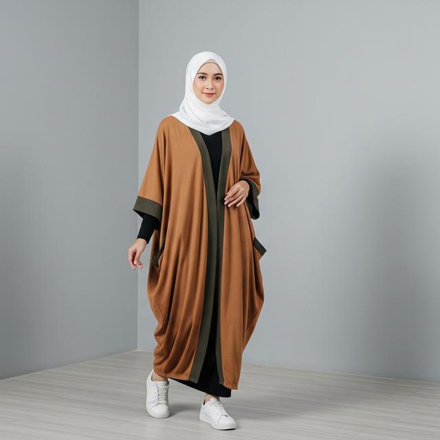 8 Model Gamis Cardigan Terbaru 2025, Bikin Wanita Muda Tampil Modis dan ...