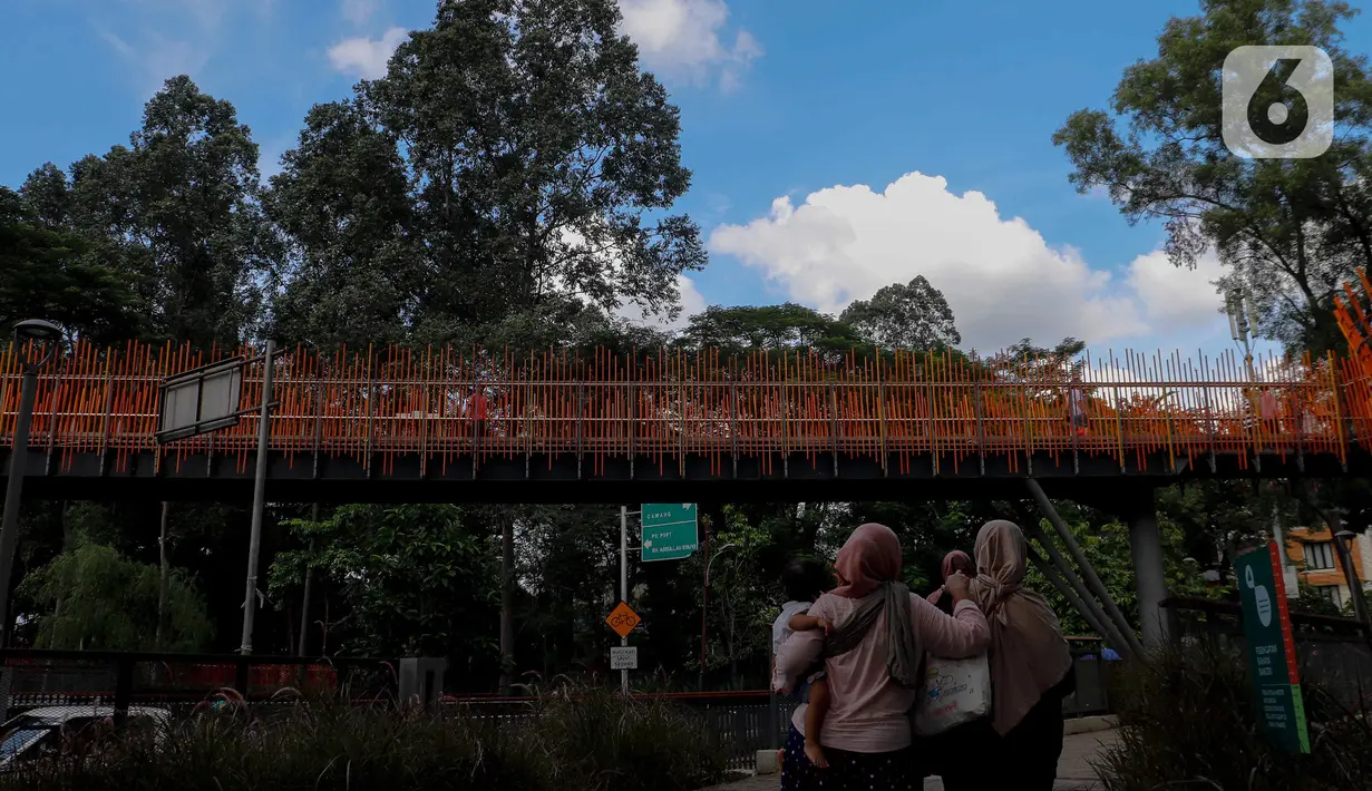 Menikmati Tebet Eco Park di Hari Terakhir Libur Lebaran - Foto Liputan6.com