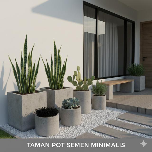 15 Model Taman Depan Rumah Minimalis Lahan Sempit, Solusi Area Mungil