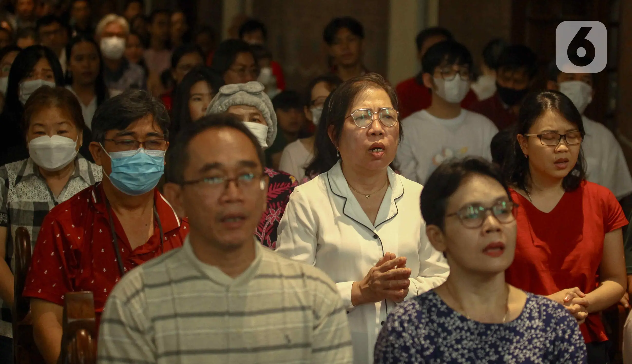 Khidmat Misa Kenaikan Yesus Kristus di Gereja Katedral Jakarta - Foto Liputan6.com