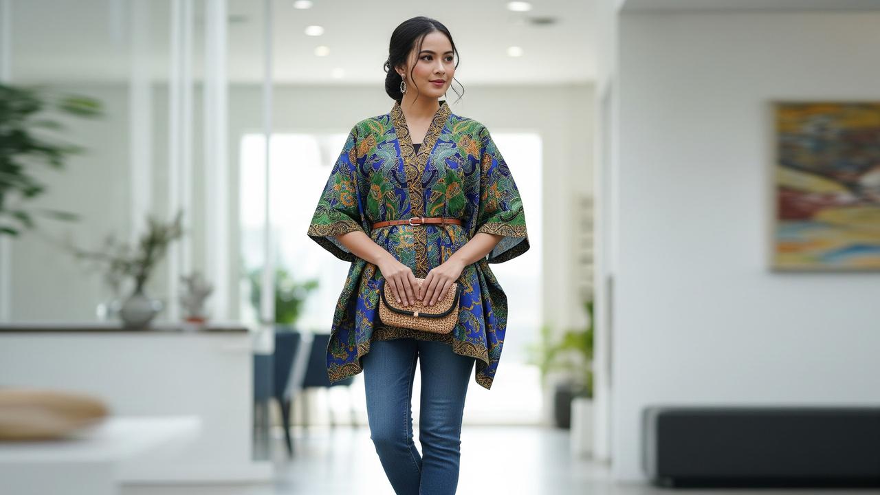 9 Model Atasan Batik Wanita Cocok untuk Acara Formal dan Informal ...