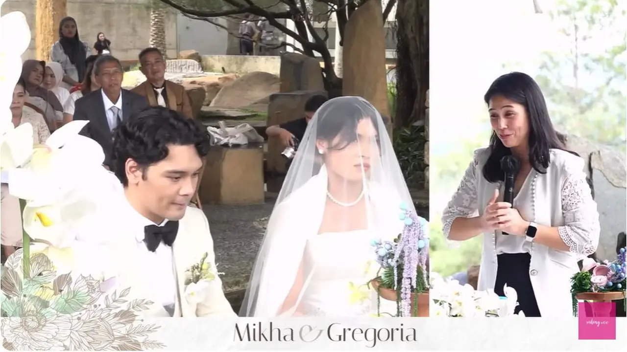 7 Potret Pemberkatan Nikah Mikha Angelo dan Gregoria Mariska, Penuh Khidmat - Hot Liputan6.com
