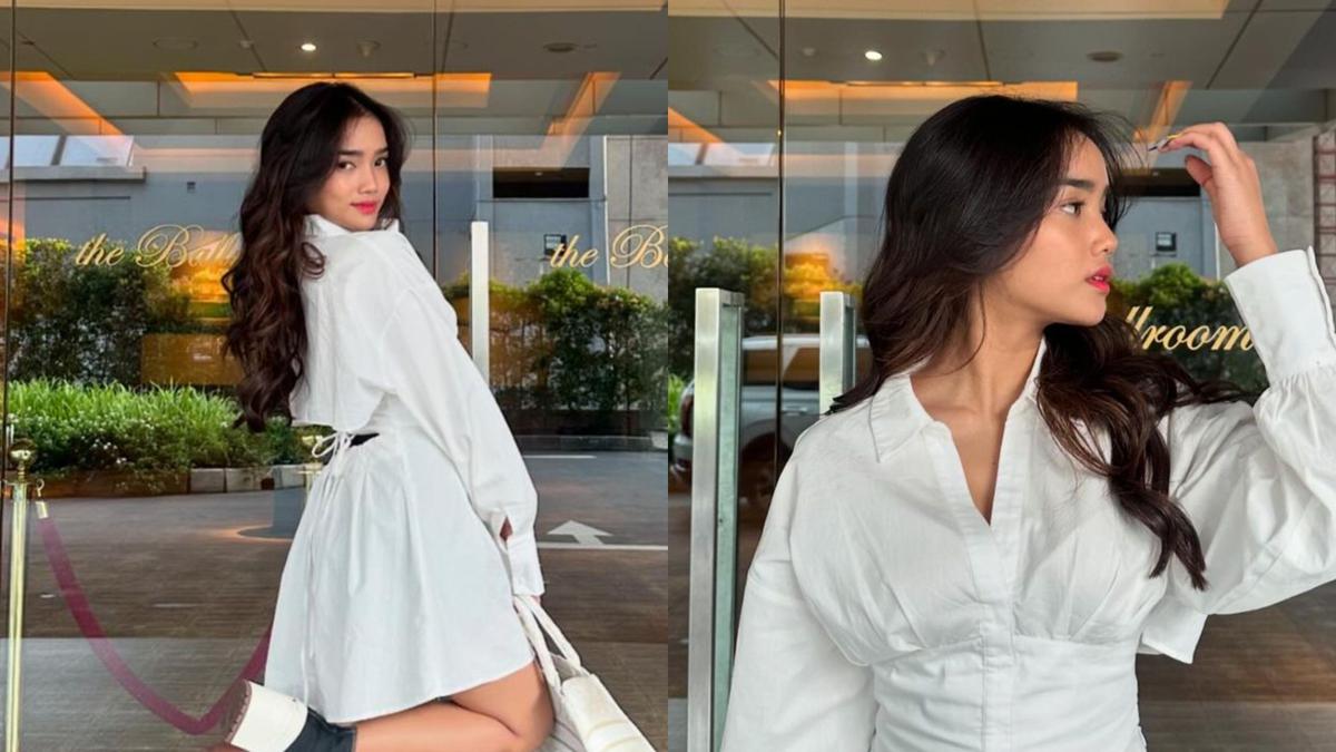 6 OOTD Simple Fuji Utami Nonton Bioskop Kenakan All White, Terlihat ...