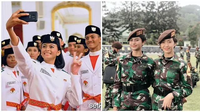 Jadi Anggota TNI, Ini 6 Potret Dulu Vs Kini Nilam Sukma Paskibraka ...