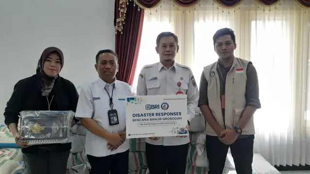 BRI Peduli Salurkan Bantuan bagi Warga Terdampak Banjir di Grobogan dan Demak - Bisnis Liputan6.com