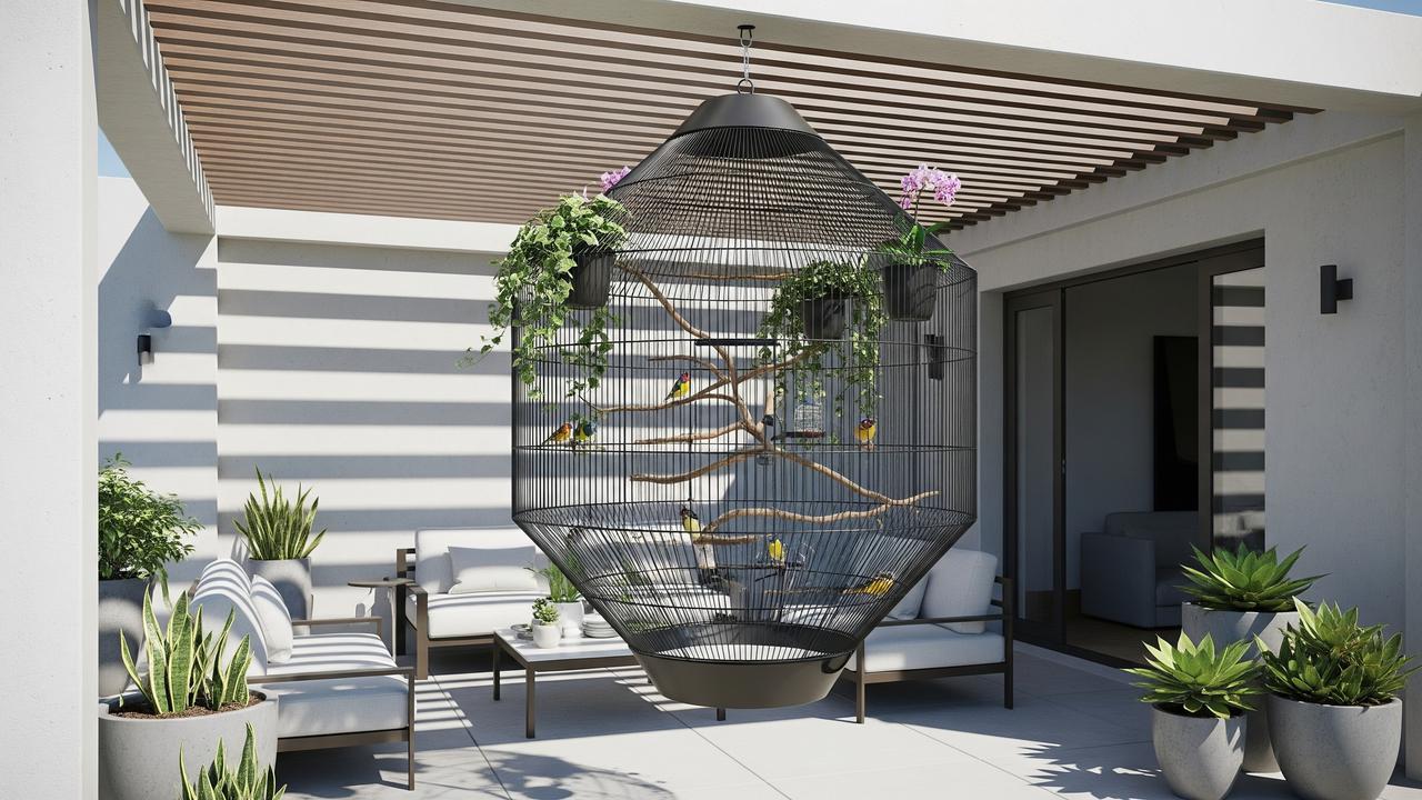 8 Inspirasi Aviary Burung Kecil di Teras Rumah yang Natural Tapi Tetap ...