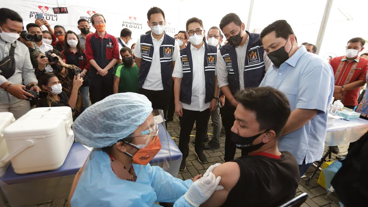 Erick Thohir Ingatkan Masyarakat Jangan Abai Walau Sudah Divaksin Covid