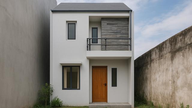 10 Model Rumah Sederhana Hemat Biaya di Lahan Terbatas, Tren Rumah ...