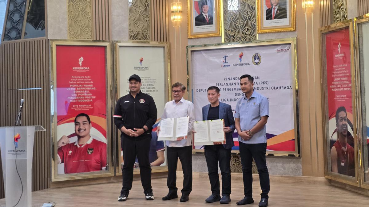 Jelang BRI Super League 2025/2026, I.League dan Kemenpora Kerjasama ...