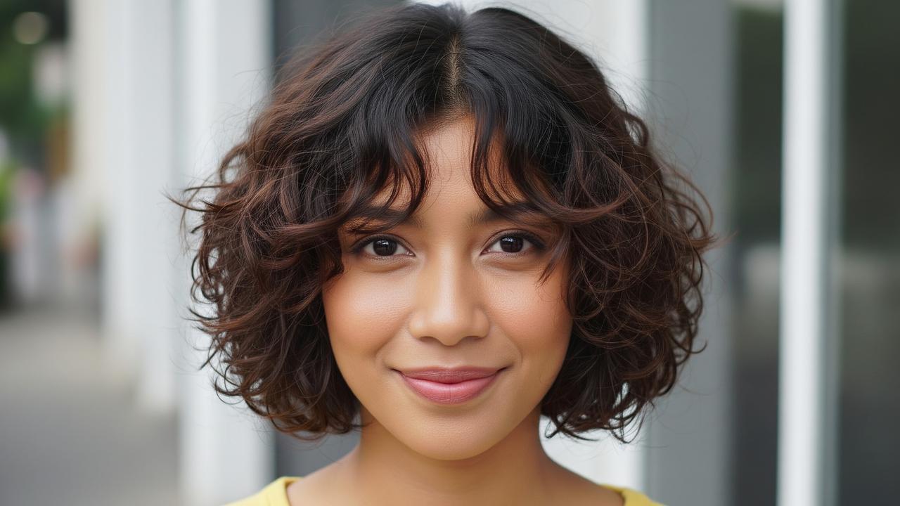 7 Model Rambut Pendek Wanita Curly yang Stylish dan Mudah Dirawat