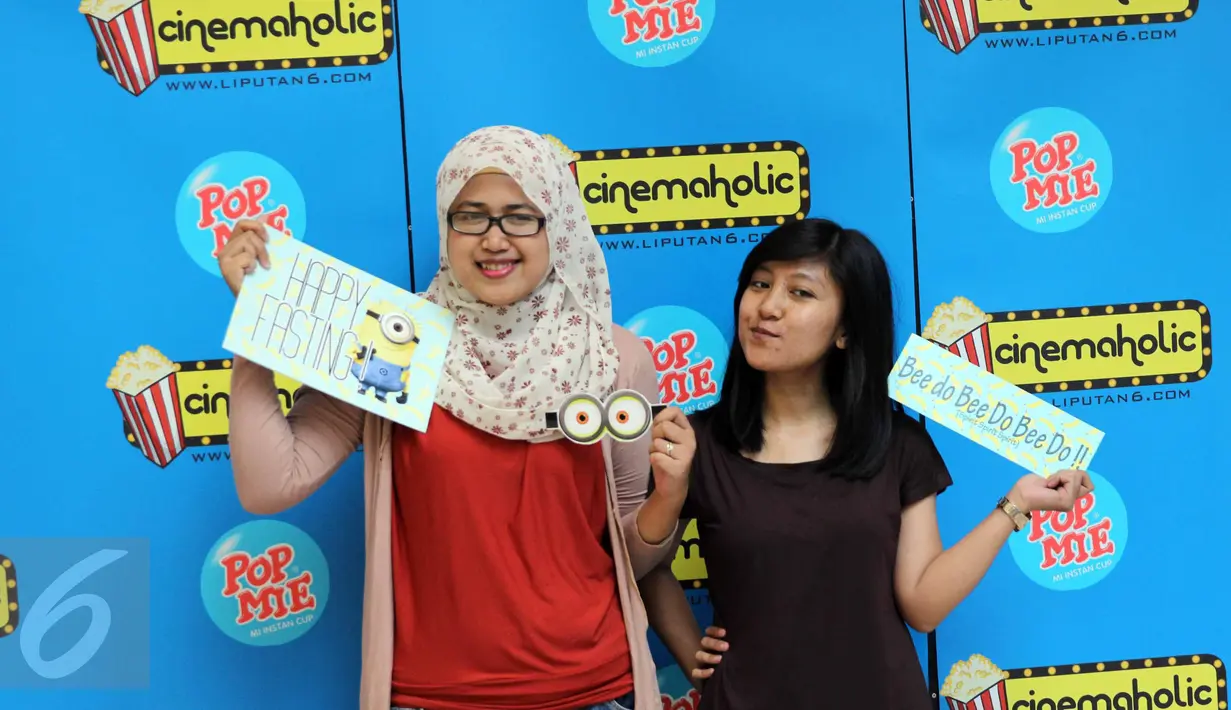 Antusias Para Cinemaholic Bandung Nobar Minions - Page 1 - Foto Liputan6.com