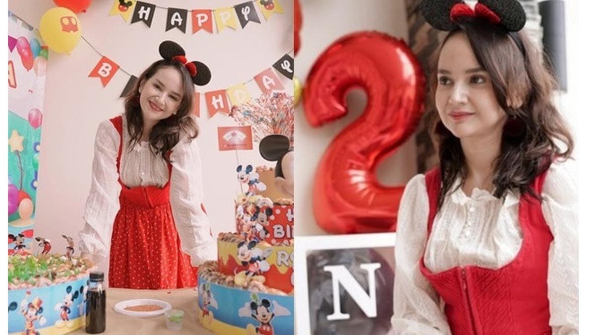 6 Potret Angelica Simperler saat Rayakan Ultah Anak, Penampilannya Dipuji