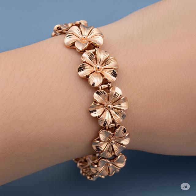 7 Model Gelang Suasa 5 Motif Bunga Terkini, Tampil Anggun Setiap Hari