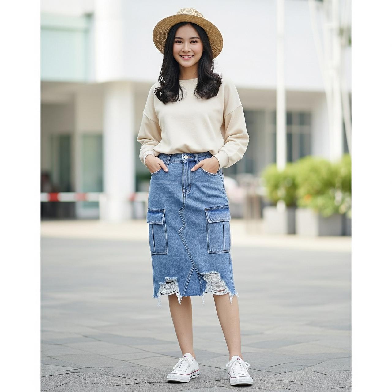 13 Model Rok Span Terbaru 2025, Tampil Menawan & Langsing dengan Siluet ...