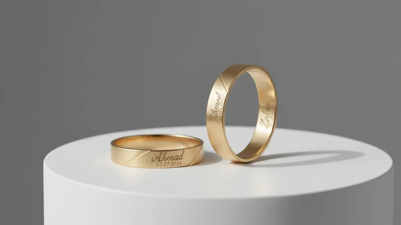7 Model Cincin Emas Couple Terbaru 2025, Pilihan Modern dengan Sentuhan ...