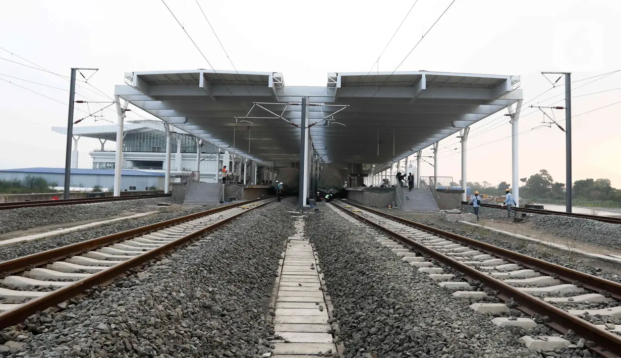 Melihat Progres Pembangunan Stasiun KCJB di Karawang dan Tegalluar ...