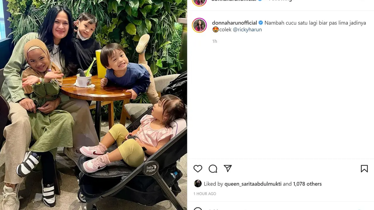 Donna Harun Dukung Putranya Ricky Harun Miliki Lima Anak - ShowBiz ...
