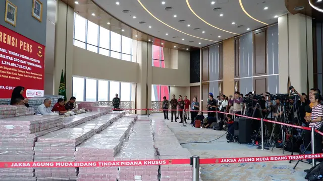 Kejaksaan Agung Sita Uang Rp1,3 Triliun Terkait Kasus Ekspor CPO 12 Korporasi - News Liputan6.com