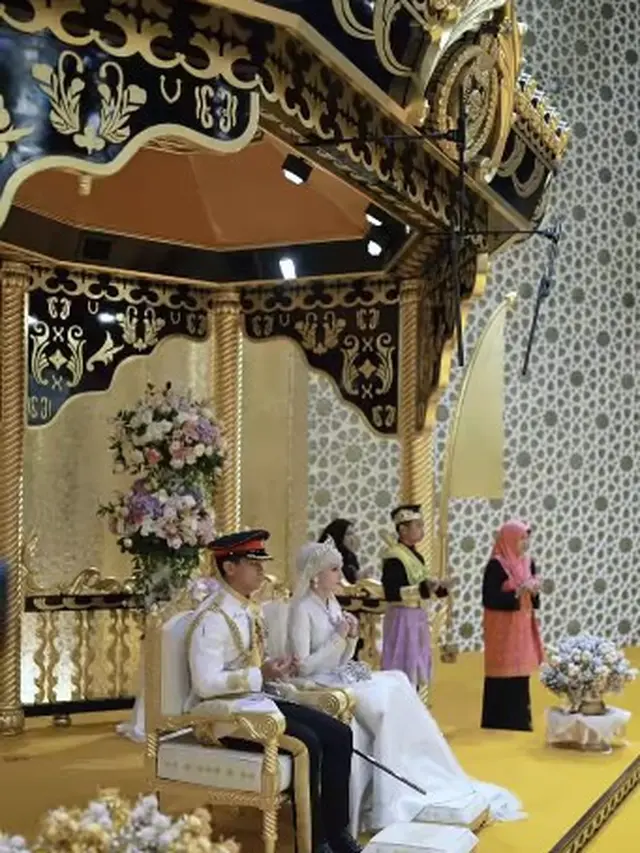 10 Potret Rangkaian Pernikahan Pangeran Mateen dan Anisha Isa, Digelar ...
