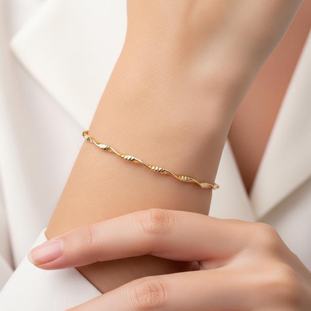 9 Model Gelang Emas Tipis untuk Tampilan Minimalis, Stylish Tanpa ...