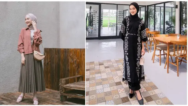 10 Baju Wanita Kekinian Hijab, Inspirasi Fashion Syari dan Modis - Hot ...
