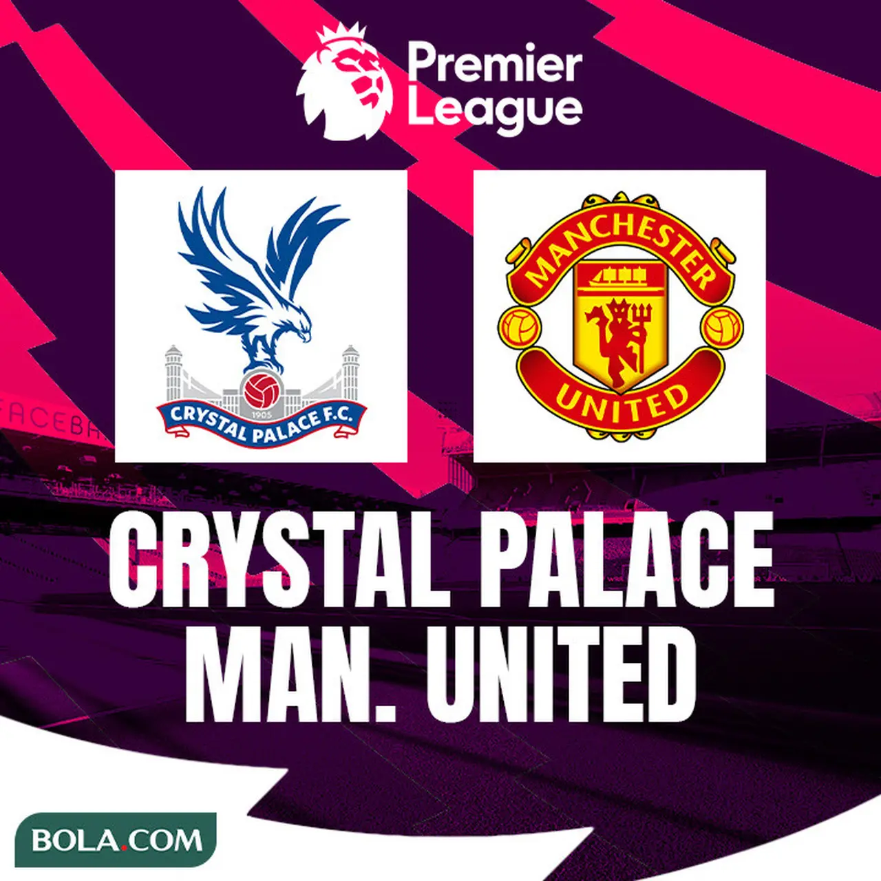 Link Live Streaming Liga Inggris Crystal Palace vs Manchester United ...