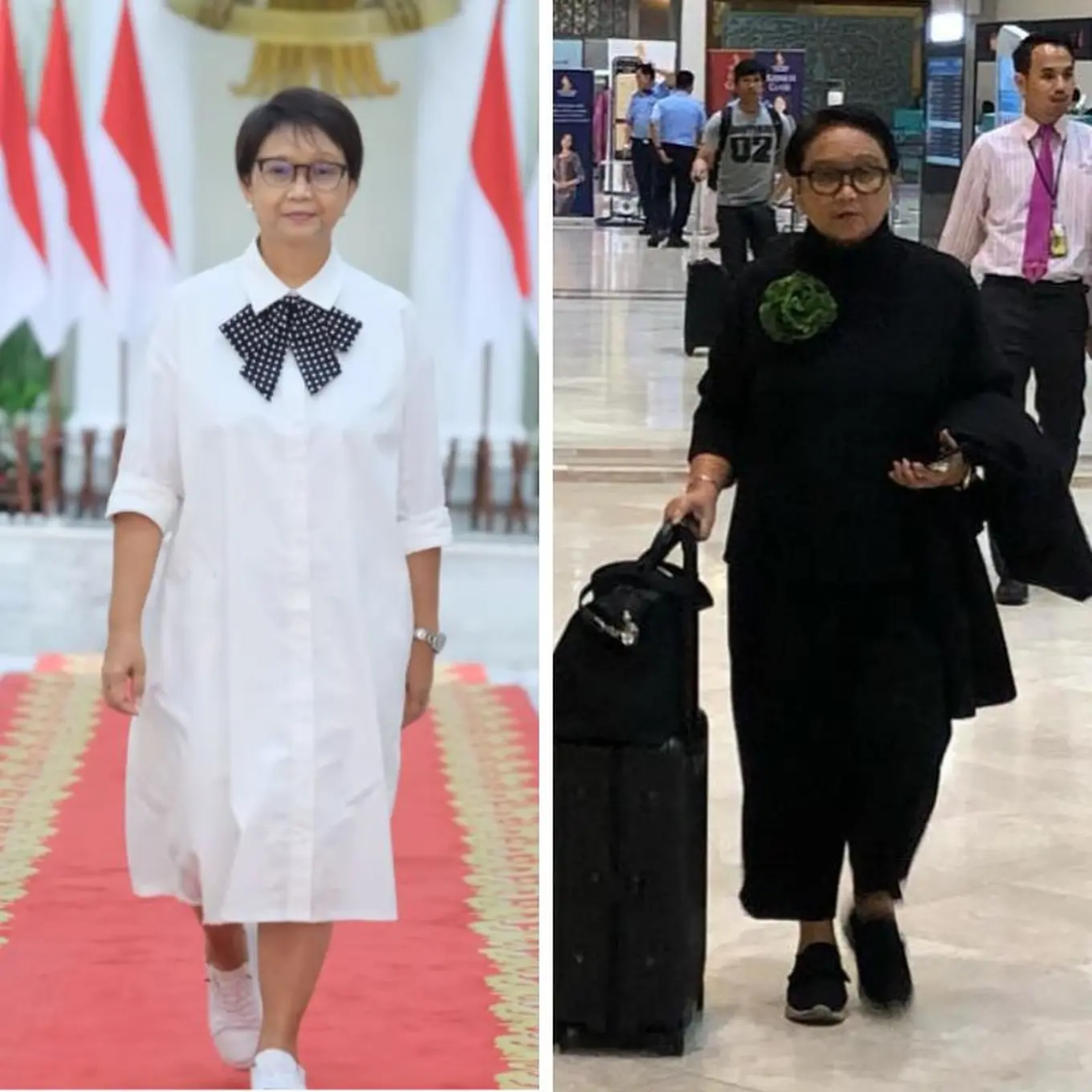 6 Gaya Ngantor Menlu Retno Marsudi yang Tuai Pujian, Disebut Ibu ...
