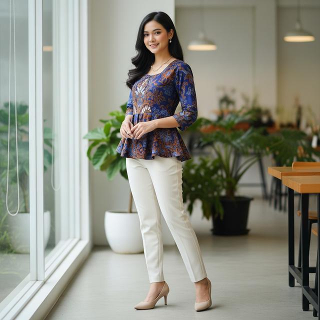9 Model Atasan Batik Wanita Cocok untuk Acara Formal dan Informal ...