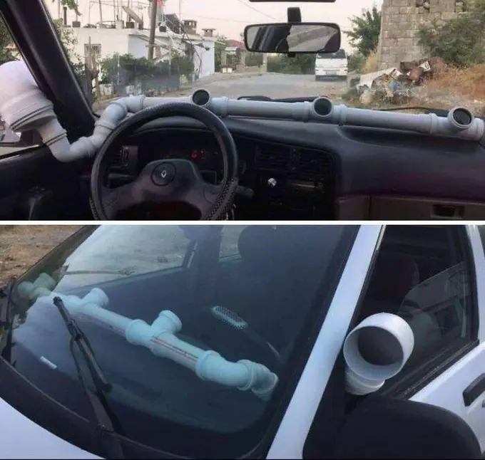 9 Potret Cara Akali Kerusakan Mobil Dalam Kondisi Kepepet, Unik dan ...