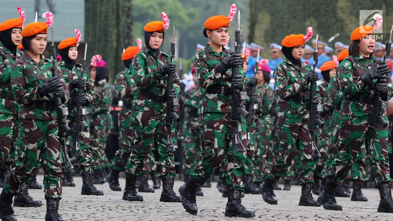 Apel Kartini Polwan dan Wanita TNI Raih Rekor MURI - News Liputan6.com