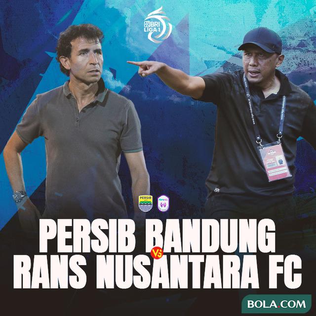 Duel Pelatih Persib Vs RANS Nusantara di BRI Liga 1: Adu Strategi 2 Eks ...