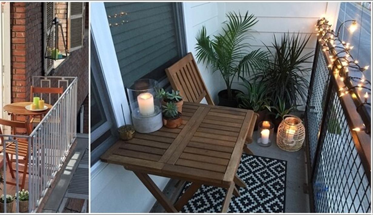 Inspirasi Dekorasi Balkon Sempit Agar Makin Cantik & Nyaman - Photo ...