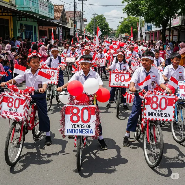 Sepeda Biasa Jadi Meriah, Begini Trik Hias Sepeda untuk Meriahkan 17 ...