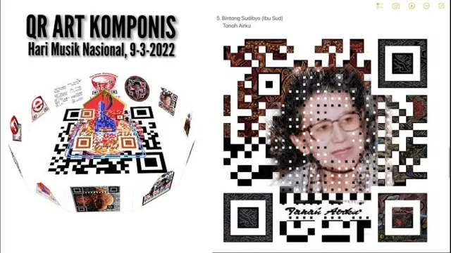 Saat Qr Art Mas D Satukan Komponis Indonesia Dalam Sebuah Pameran Virtual - Jatim Liputan6.com