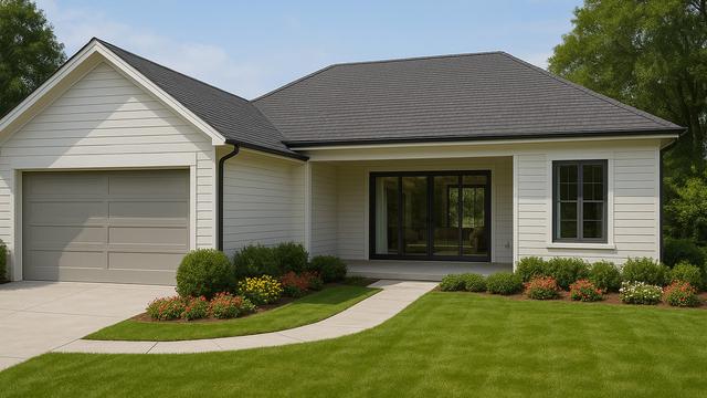 8 Desain Rumah L-Shape 2025 dengan Garasi dan Taman Depan yang Menarik