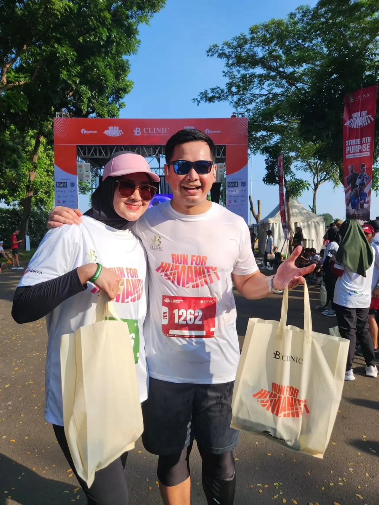 Galang Dana untuk Palestina, Ini 8 Potret Artis Ikut 'Run for Humanity' - Hot Liputan6.com