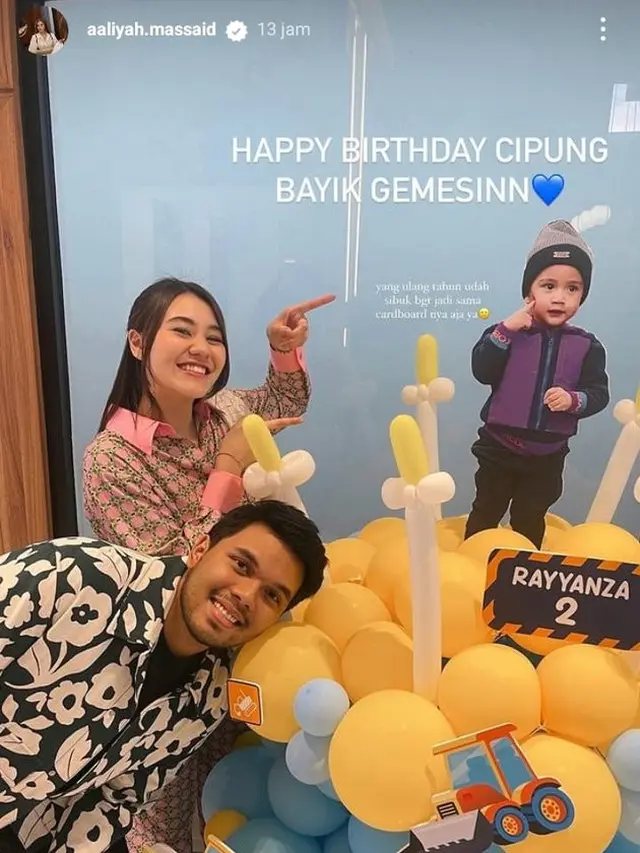 9 Potret Artis di Ulang Tahun Rayyanza 'Cipung', Meriah - Hot Liputan6.com