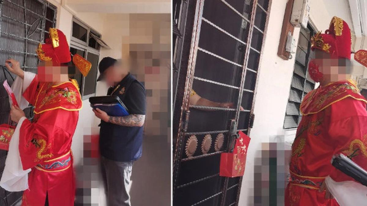 Kocak, Debt Collector Ini Pakai Kostum 'Dewa Keberuntungan' saat Tagih ...