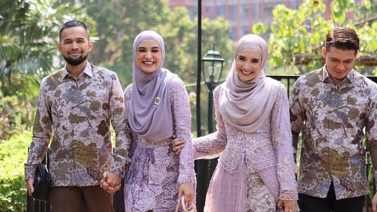 6 Penampilan Zaskia dan Shireen Sungkar Tampil Dibalut Kebaya Ungu, Cocok untuk yang Berhijab ...