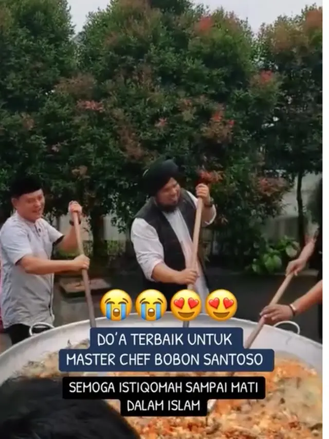 Mualaf di Ramadhan 2025, Ini 6 Potret Bobon Santoso Masak Besar Bareng ...