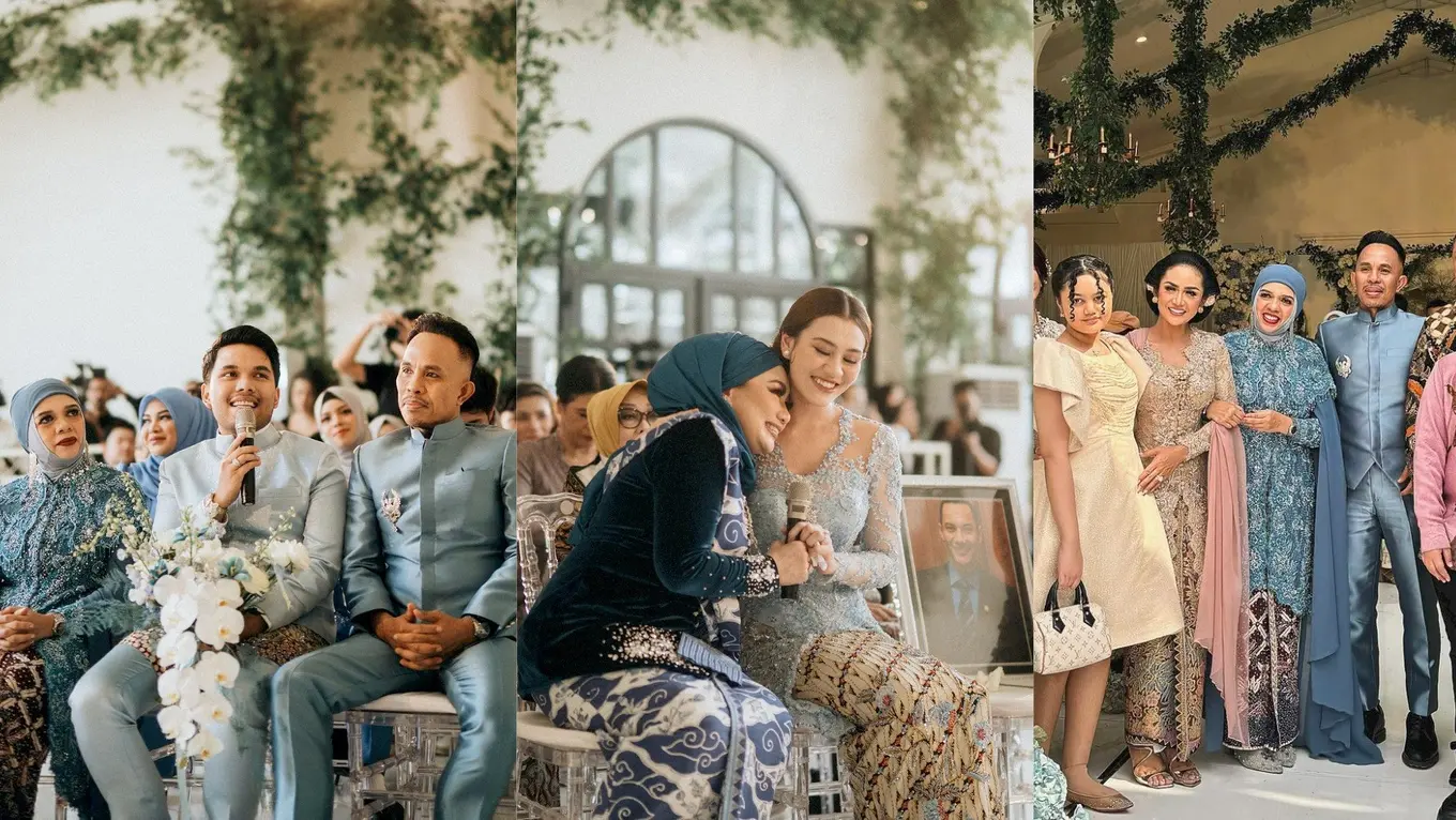 6 Potret Tampilan Keluarga Besar di Acara Lamaran Thariq Halilintar dan Aaliyah Massaid, Aurel ...