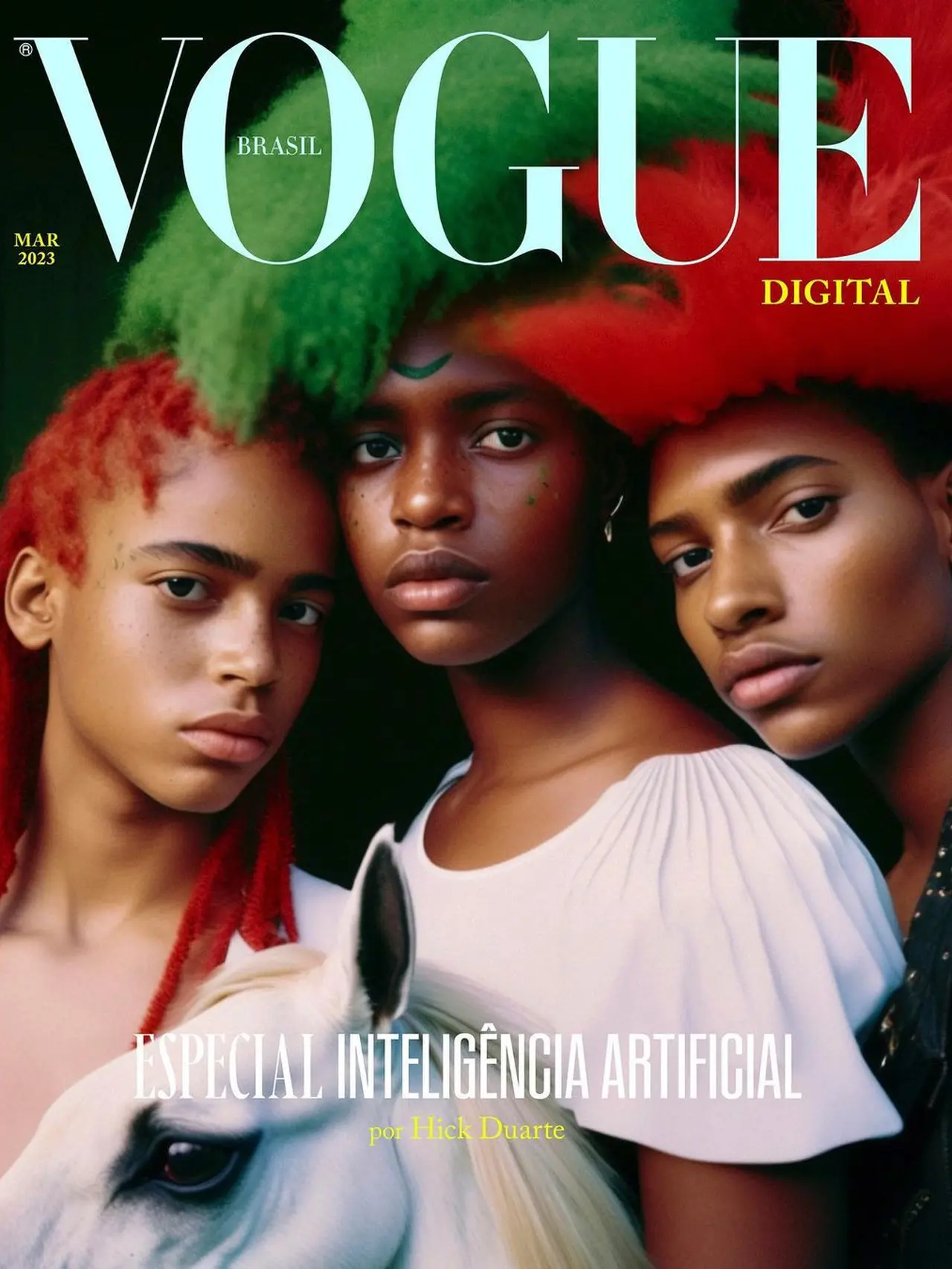 Melihat Model AI Tampil di Sampul Vogue Singapura Gantikan Manusia ...